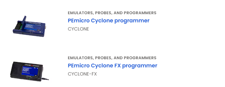 IDE from NXP and firmware programming cable interface to program ...