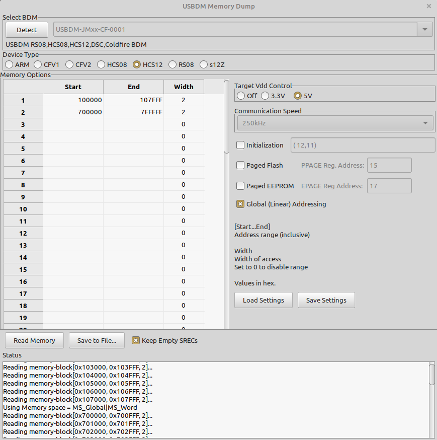Solved: Re: Copying mc9s12 flash memory with usbdm - NXP Community