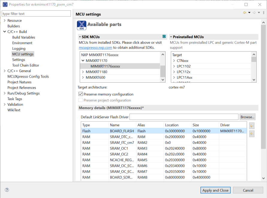debugging from SRAM in MIMXRT1170 - NXP Community