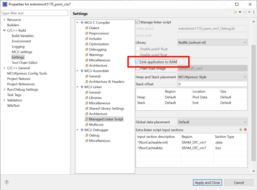 debugging from SRAM in MIMXRT1170 - NXP Community