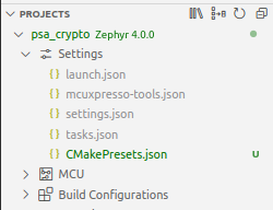 Zephyr downstream example TF-M PSA crypto on RW612 - NXP Community