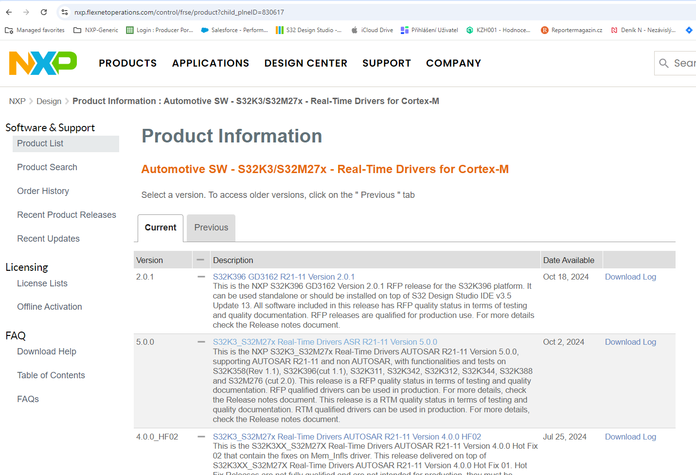 Cannot install Configuration Tools on S32 Design Studio 3.6.0 for ...