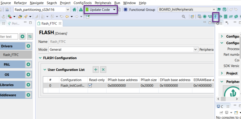 Solved: Flash example for s32k116 - NXP Community