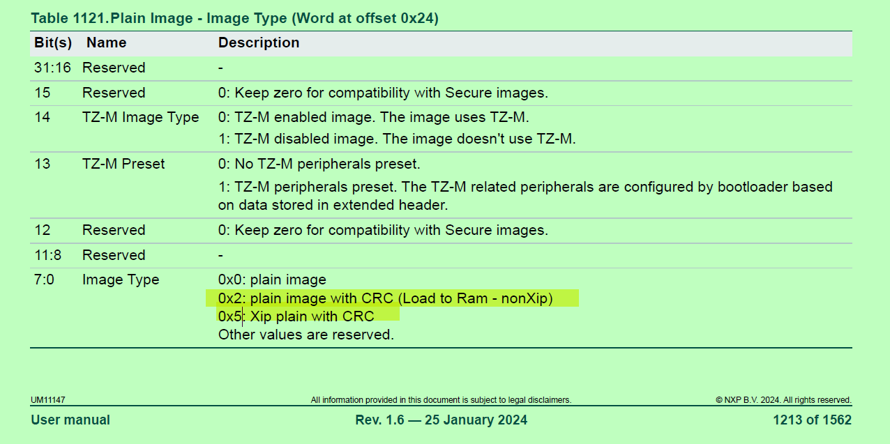 How to use elftosb to generate image with plain CRC on bootup enabled? - NXP Community