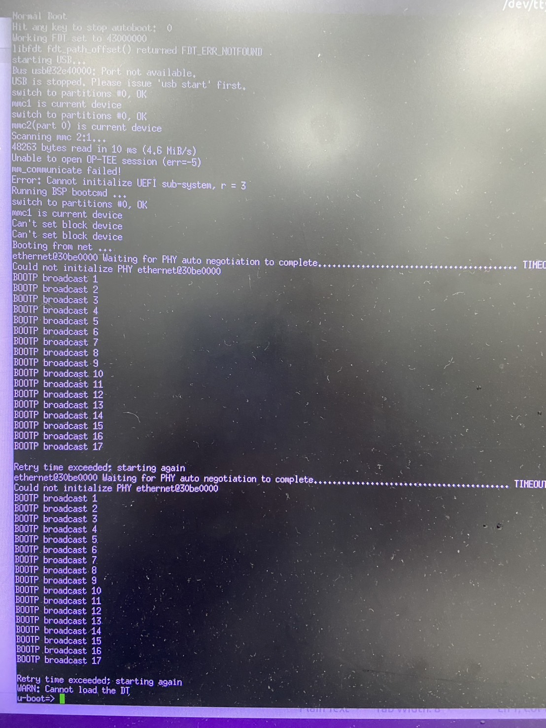 Can not enter system ready test for i.MX8M Mini EVK Board - NXP Community