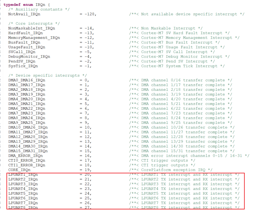 When using multiple serial ports of NXP IMXRT1020, overrun problems are likely to occur - NXP ...