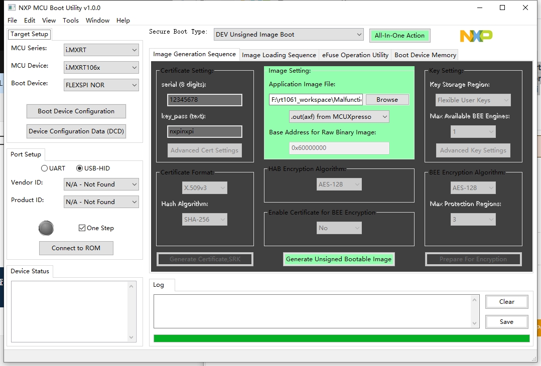 Re: rt1061 doesn’t run properly after download via bootutility, but works fine in debug mode ...