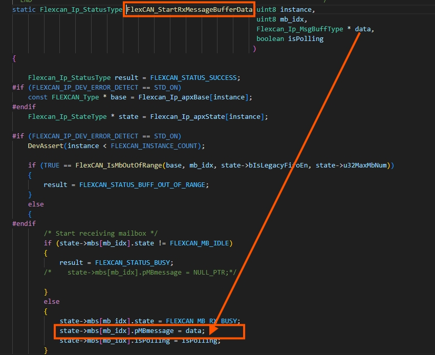 ECU jump into hard fault if receive frame in polling mode - NXP Community