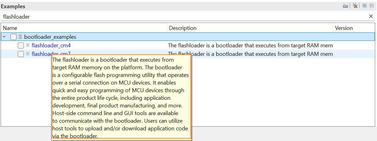 Proper details required to execute and check Flash-loader SDK example code - NXP Community