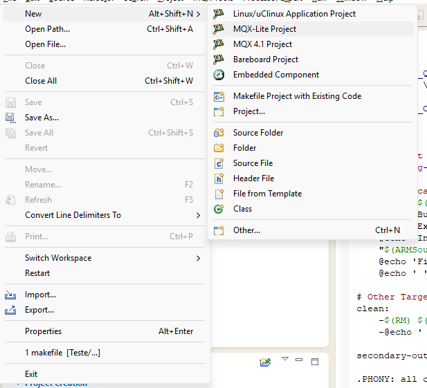 Error In Creating A Example Mqx V41 Project Nxp Community