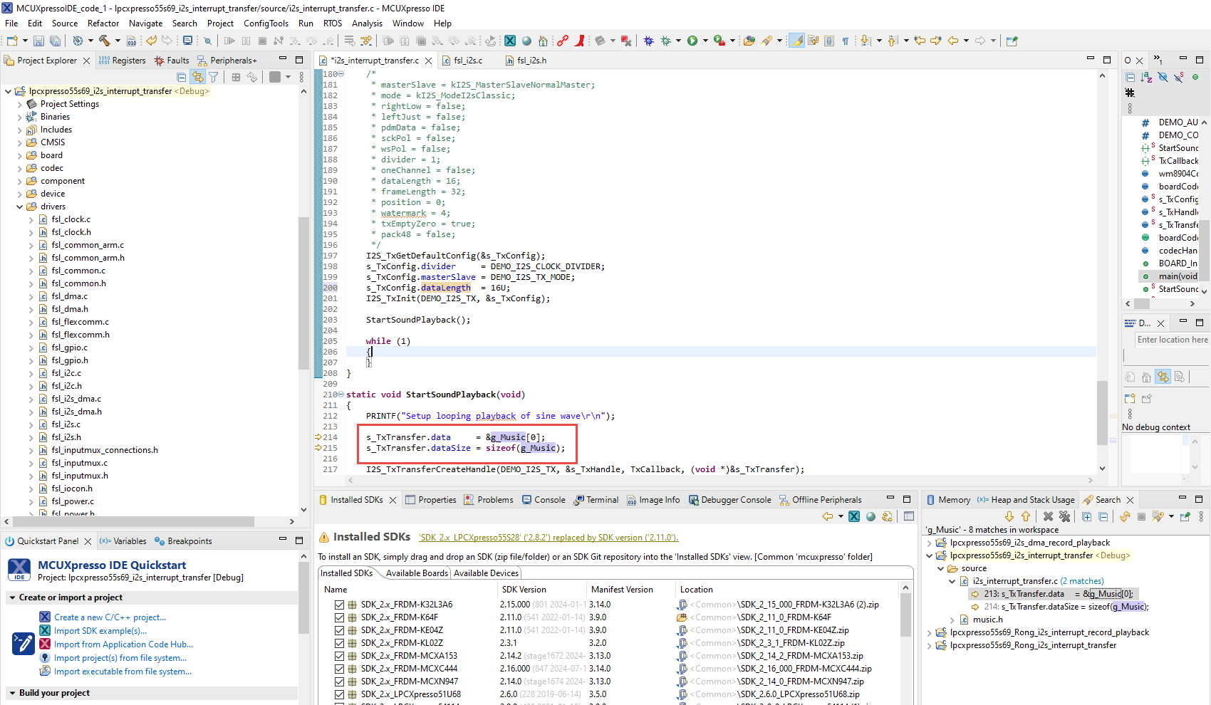 Audio Codec(WM8904 IC) Back Ground Noise and Quality Issue in LPC55S69 ...