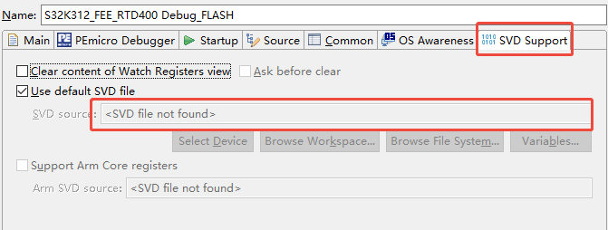 Solved: S32K3 Peripheral registers are not readable when using SECUREDEBUG - NXP Community