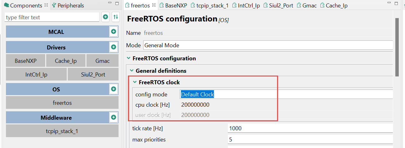 Solved: S32 Design Studio - How to set FreeRTOS cpu clock - NXP Community