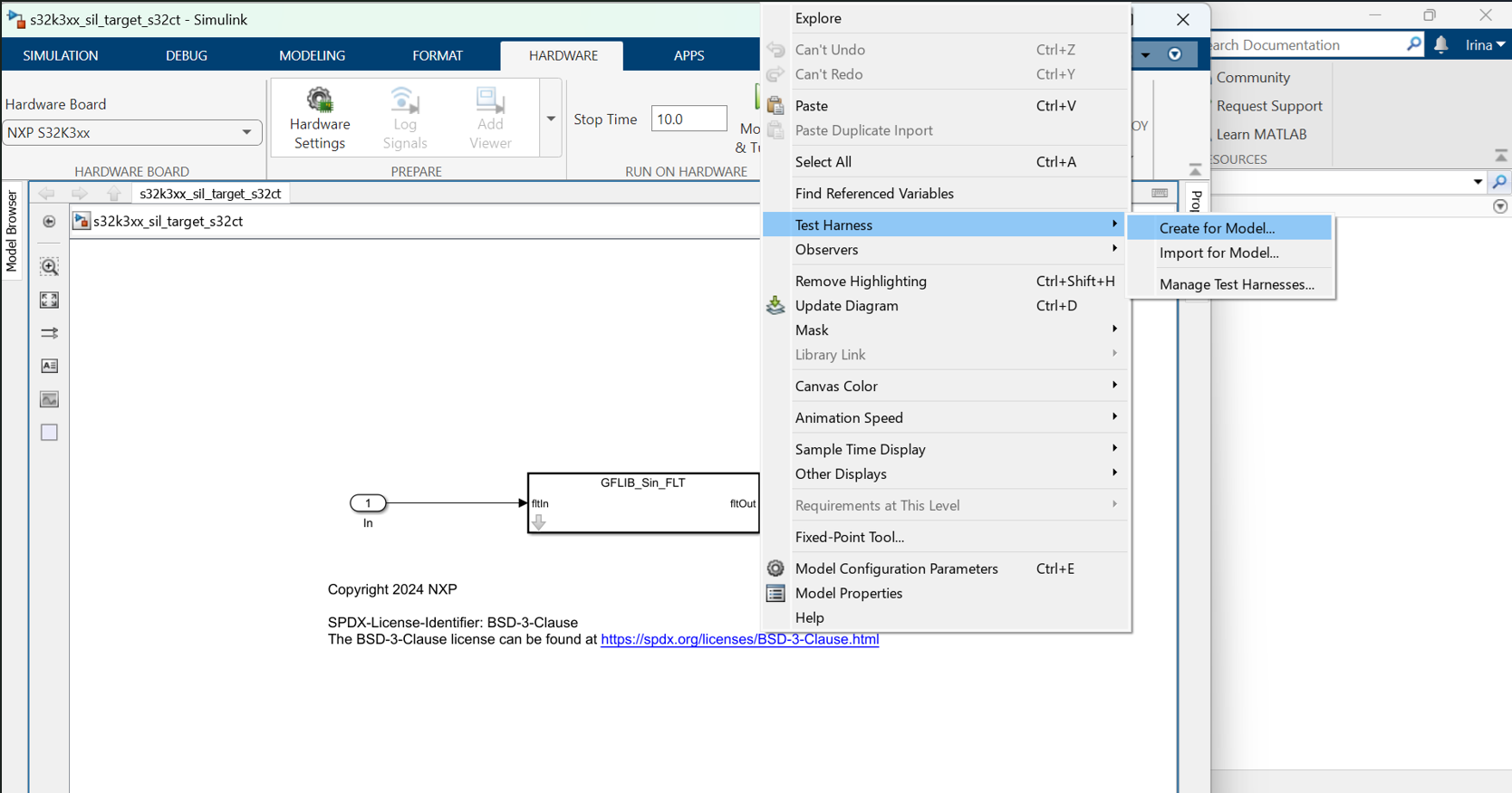 SIL Testing Issue with NXP S32K3xx Hardware Board - NXP Community