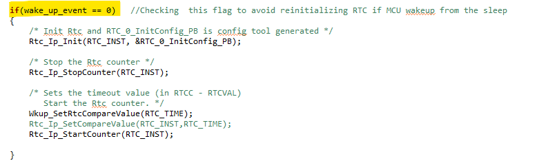 S32K312: RTC- Preserving RTC counter value from getting resets once after every wakeup - NXP ...