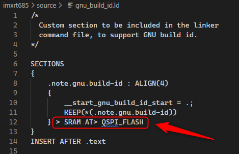 How to resolve linker warnings in custom linker section - NXP Community