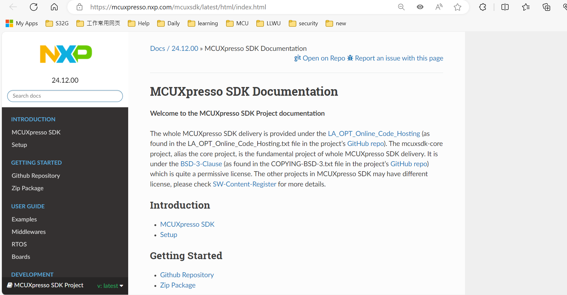 MCXN947 SDK documentation - NXP Community