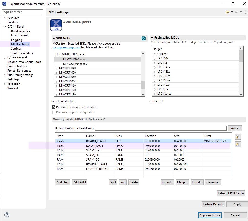 Solved: Re: How do you store and use a const variable in flash in RT1021 - NXP Community