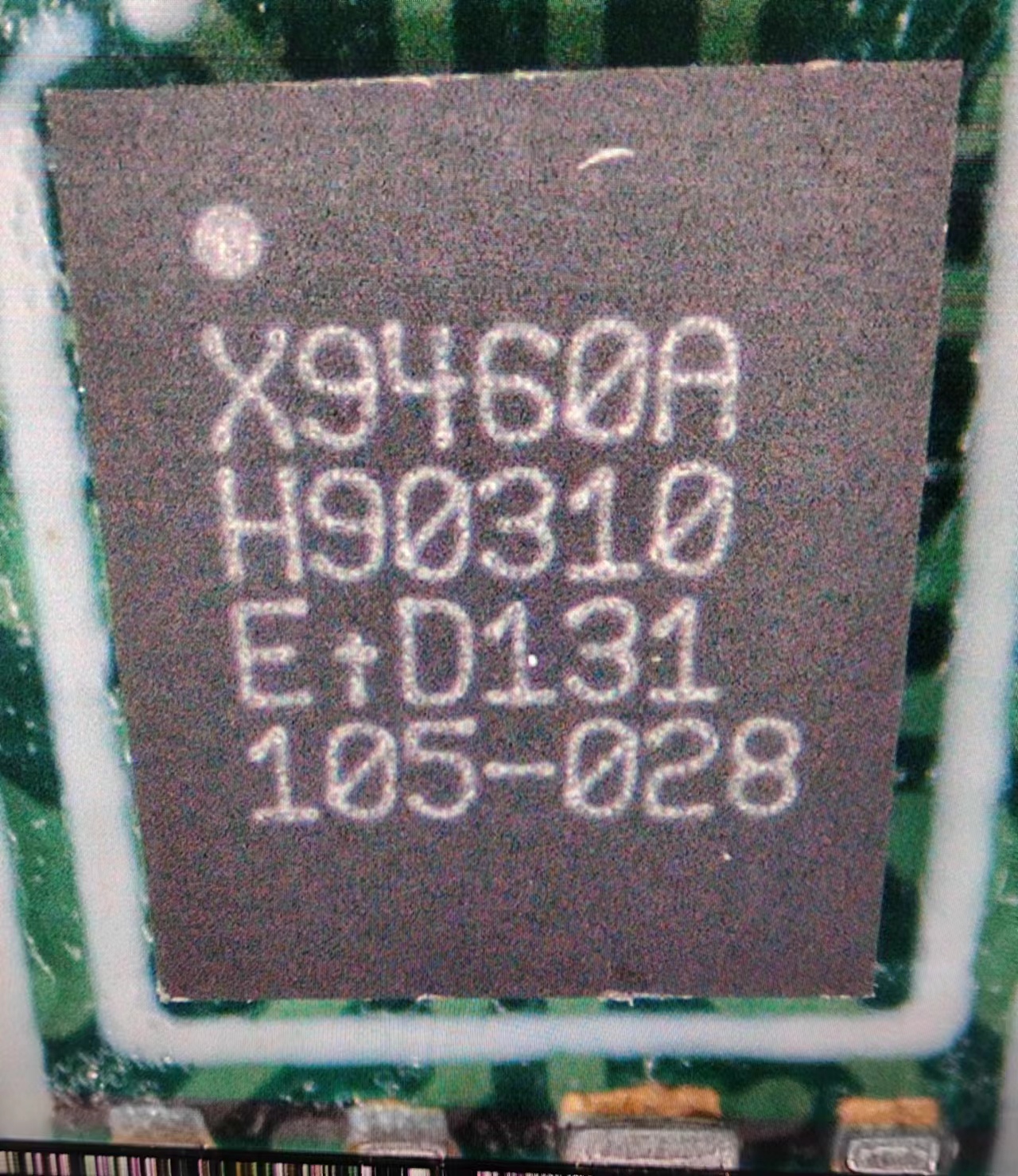 PCA9460AUK product mark is X9460A，the markings are different from the ...
