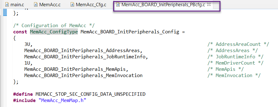 Solved: S32K342 MemAcc_MainFunction() does not complete - NXP Community