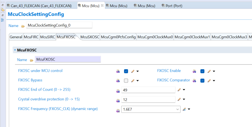 [RTD400 MCAL 3] K312 MCU clock system configuration - NXP Community