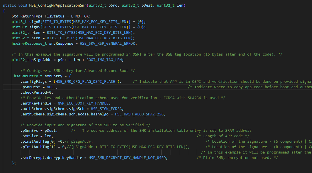 Secure Boot Failure-Facing Reset after SMR configuration - NXP Community