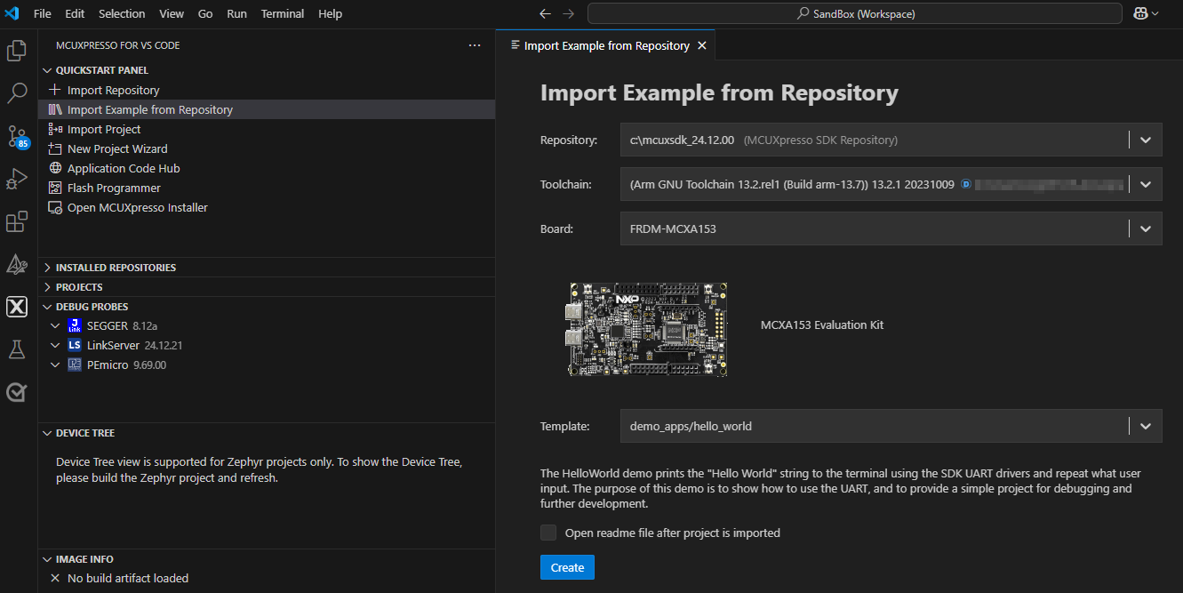 MCUXpresso for VS Code: Importing Projects from the MCUXpresso SDK - NXP Community