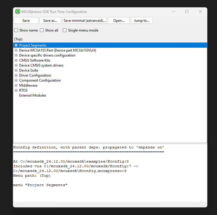 MCUXpresso for VS Code: Using Kconfig GUI with MCUXpresso SDK Projects ...