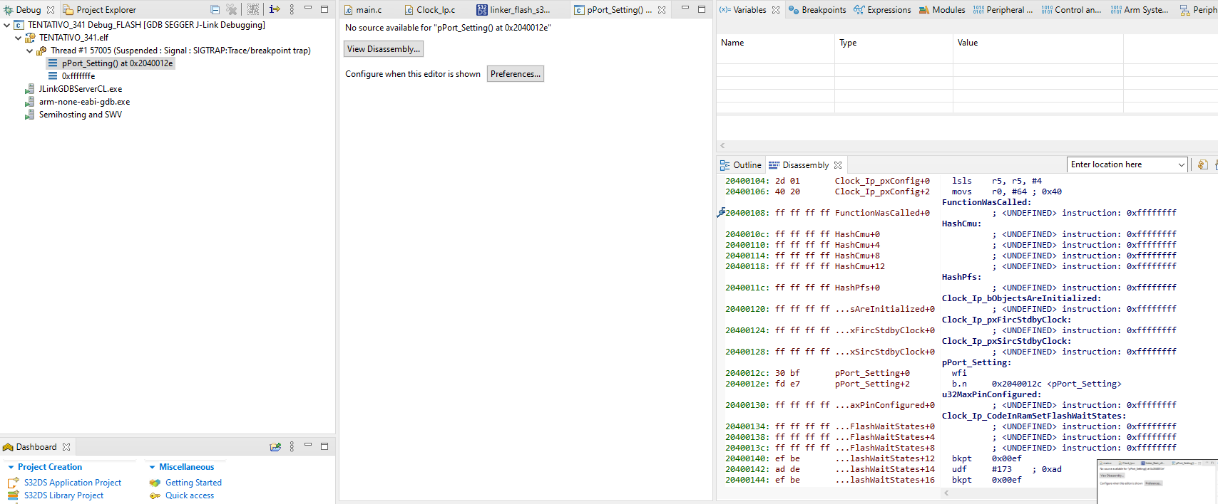 DEBUG S32K341 USING JLINK on S32DS - NXP Community