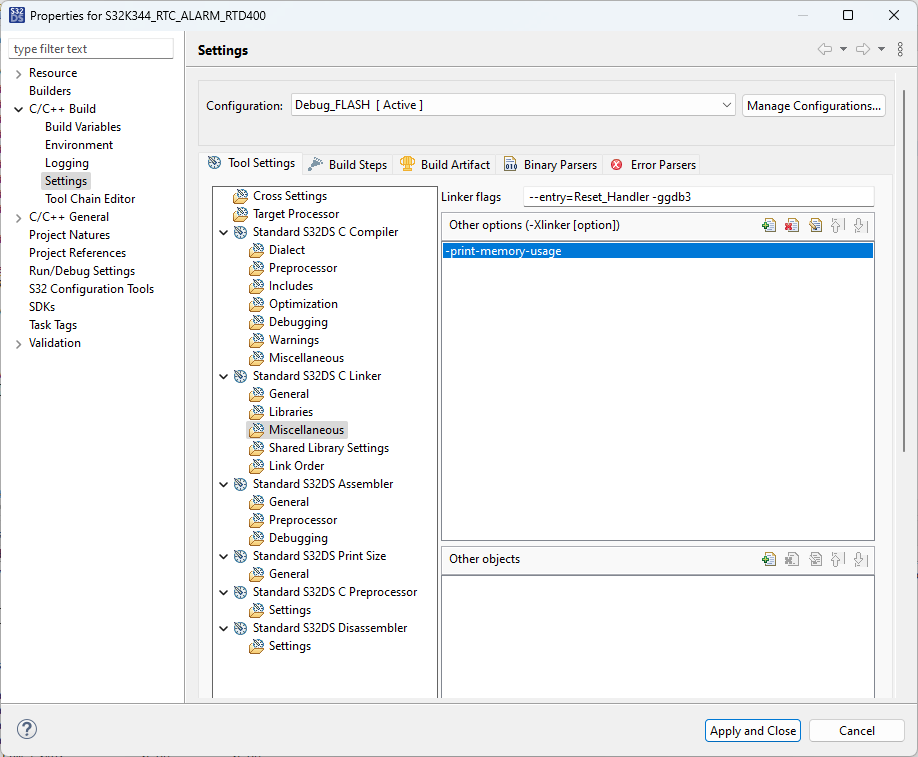 How to view the memory allocation in s32DS for S32 platform - NXP Community