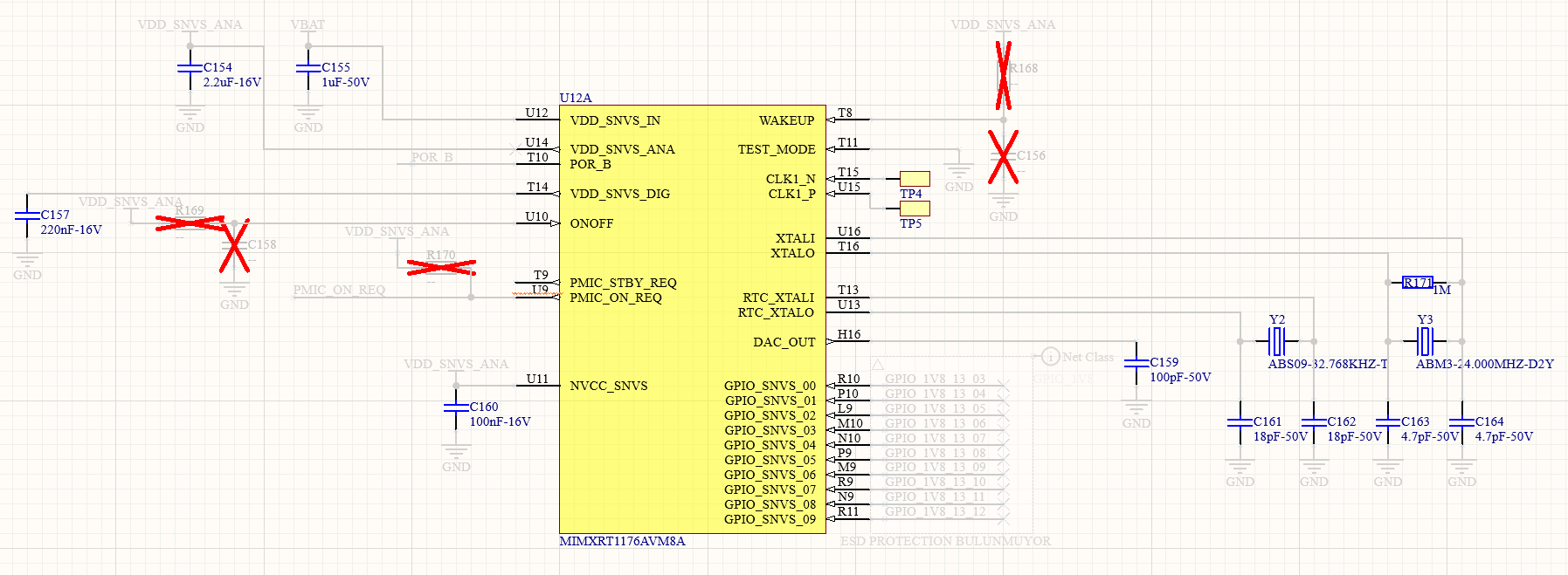 IMXRT1176 SNVS LP RTC CoinCell Battery consumes very quickly - NXP Community