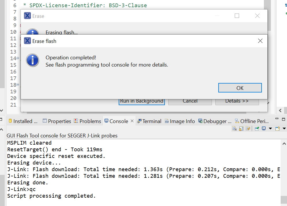 FRDM-RW612: Error while programming flash: Verify failed - NXP Community