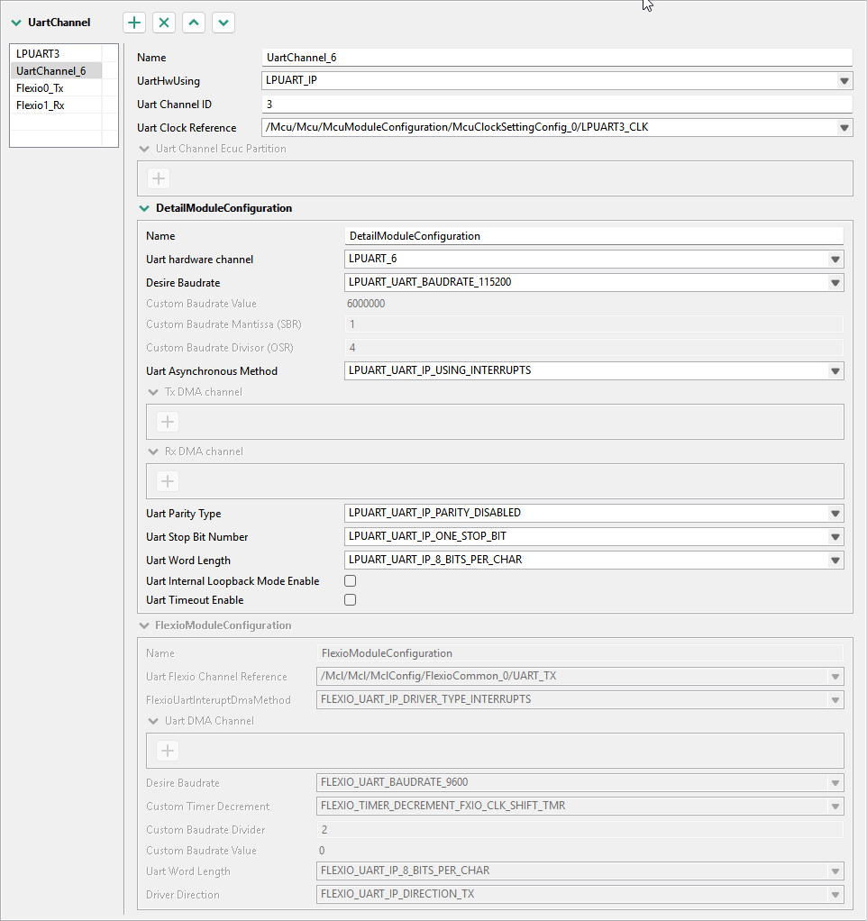 Solved: s32k344 add lpuart6 to Uart_example creates hard fault - NXP ...