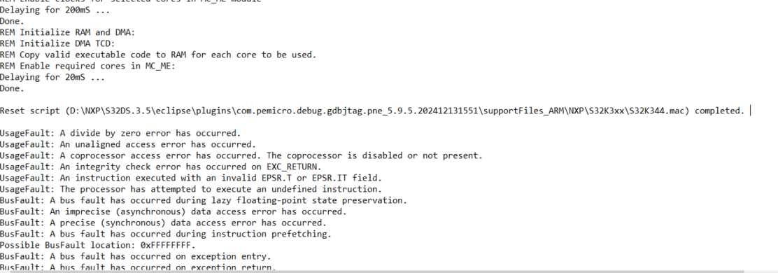 S32K bist run cause MCU crash - NXP Community