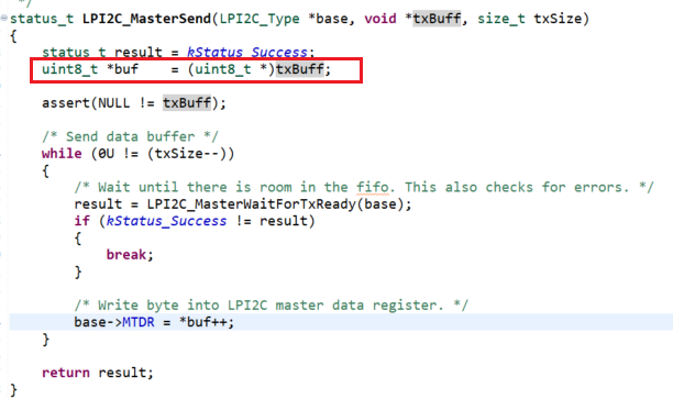 Solved: NXP I2C Application Note stating the maximum byte transfer ...