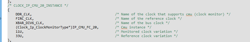 CMU bus clock and how to map to FCCU fault - NXP Community