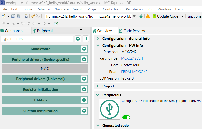 Solved: impossible to open peripheral perspectives - NXP Community
