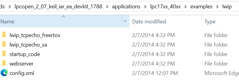 Plot Code Lpcopen Tcp Echo Example From Mcuxpresso To Keil For Lpc1778 Nxp Community