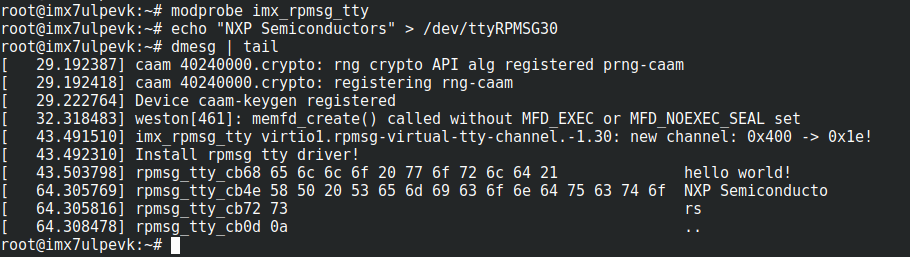 Solved: Re: iMX7ULP - Does not return a message to the A7 core when using RPMsg - NXP Community
