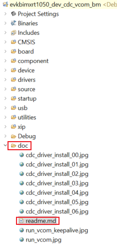 Re: The RT1052 USB_CDC_VCOM example does not run properly - NXP Community