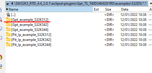 Re: RTC example code for the S32K312 - NXP Community