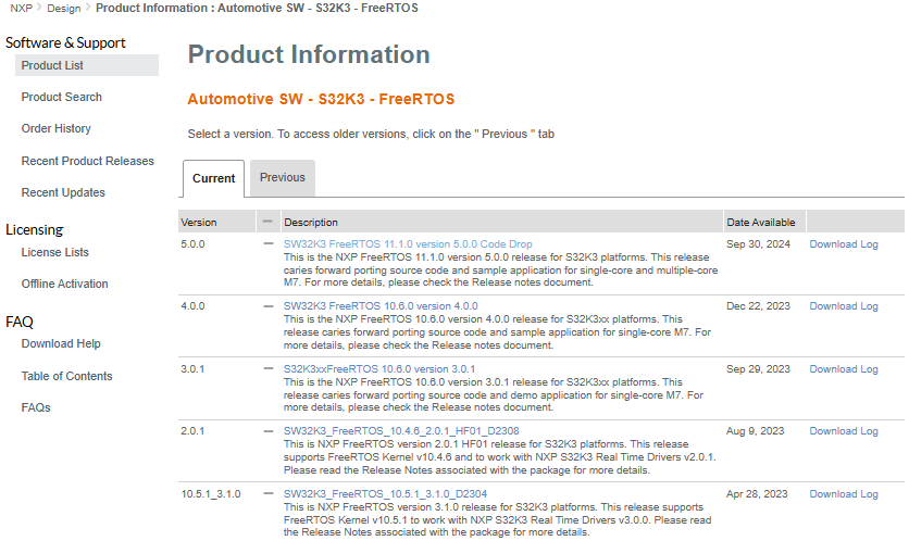 Solved: S32 DS 3.5 Free RTOS - NXP Community