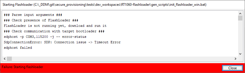 Unable to find flashloader script init_flashloader_win.bat - NXP Community