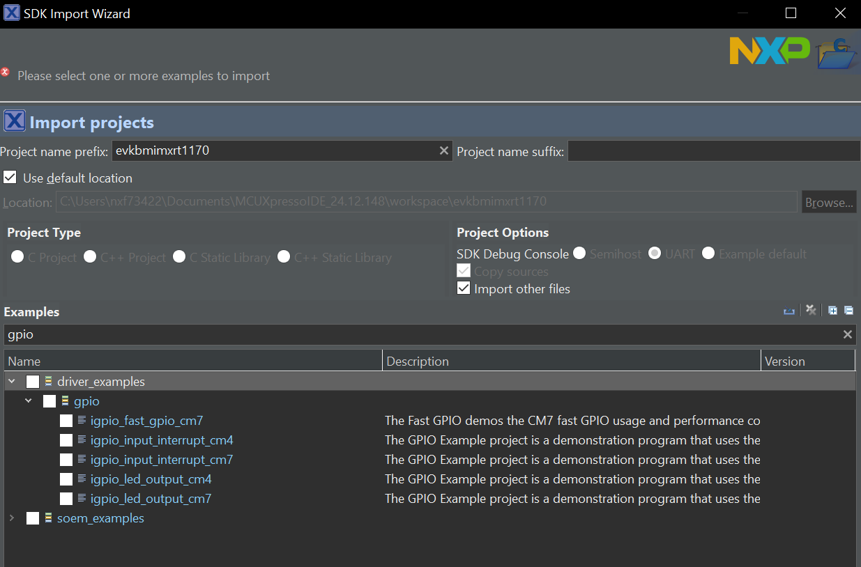 How to configure pin to generate interrupt to M7 core on iMXrt1170 - NXP Community