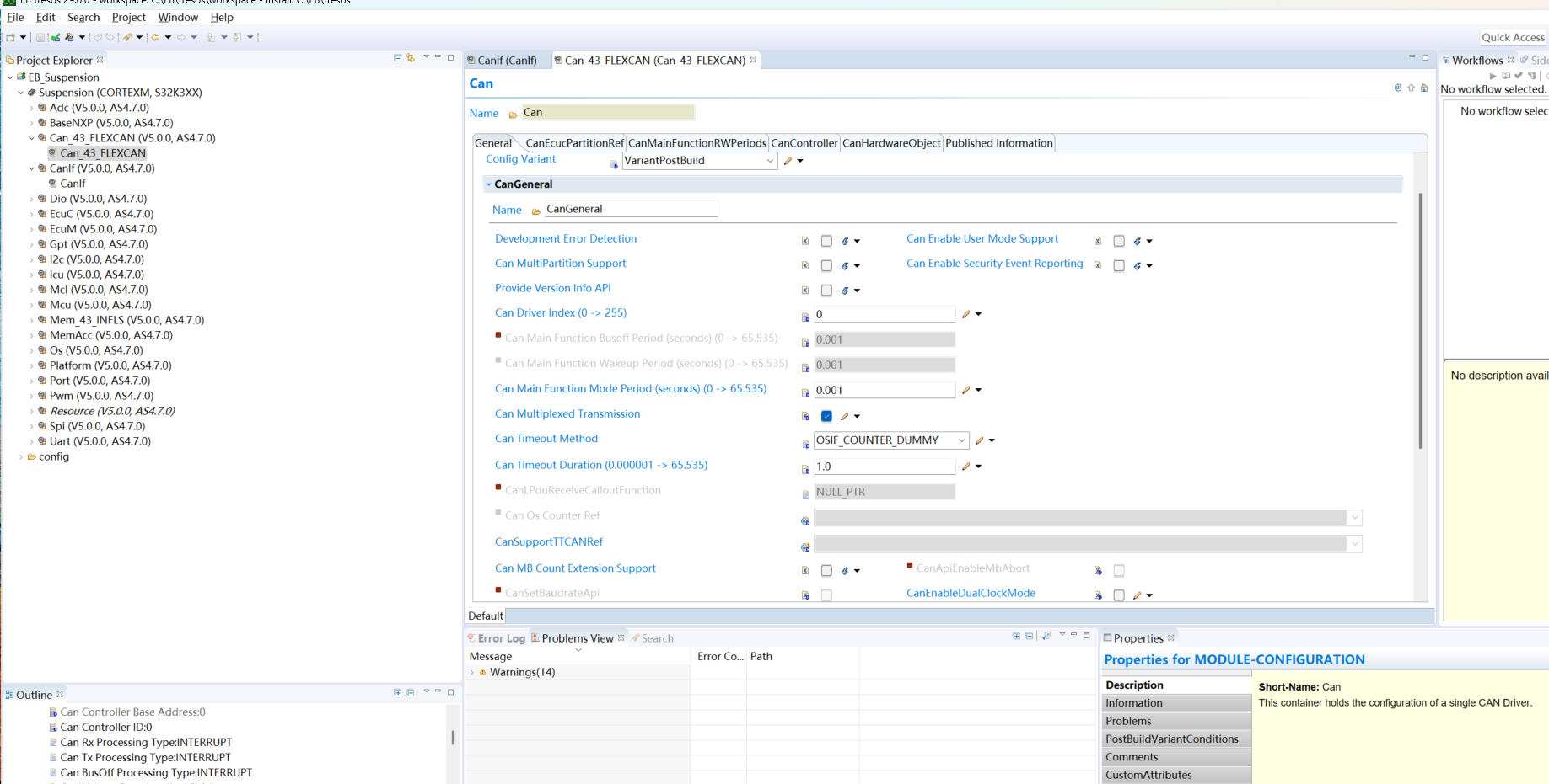 S32K312 EB Tresos CAN - NXP Community