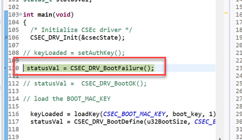 Re: How to implement Secure Boot in S32K1 using CSEc? - NXP Community