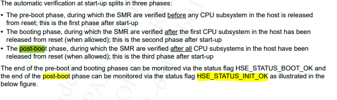 NXP S32G3:Secure boot for bootloader:Issue in HSE_Init after reset - NXP Community