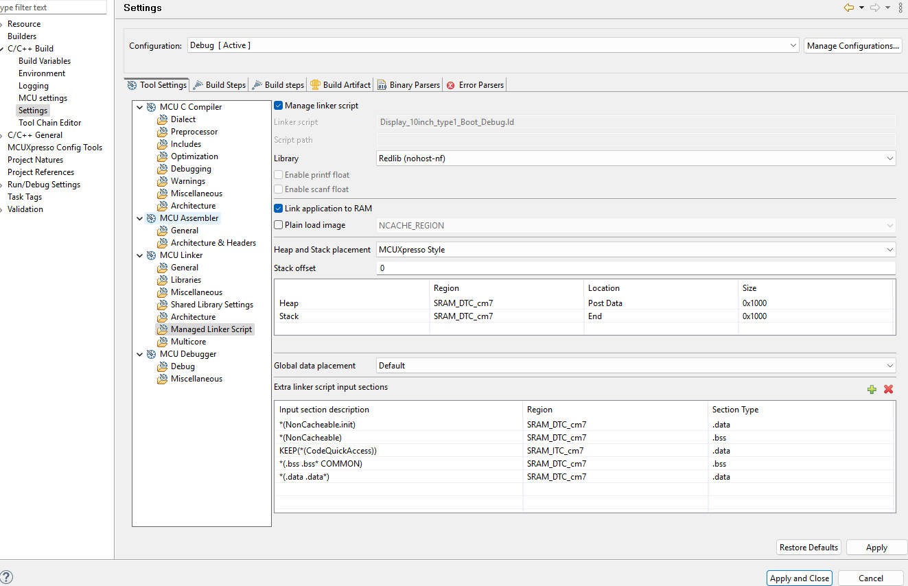 Solved: imxrt1170 custom bootloader linker file problem - NXP Community