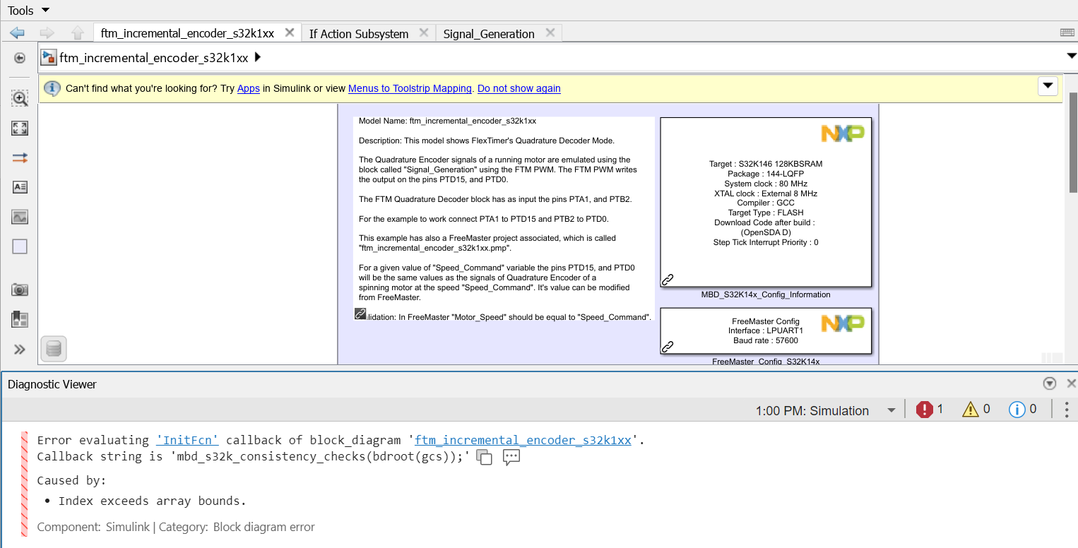 Solved: S32K1xx MATLAB TOOL BOX installation issue: index exceeds array bonds - NXP Community