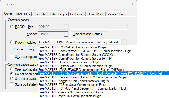 Solved: FreeMaster using PE micro debugger - NXP Community